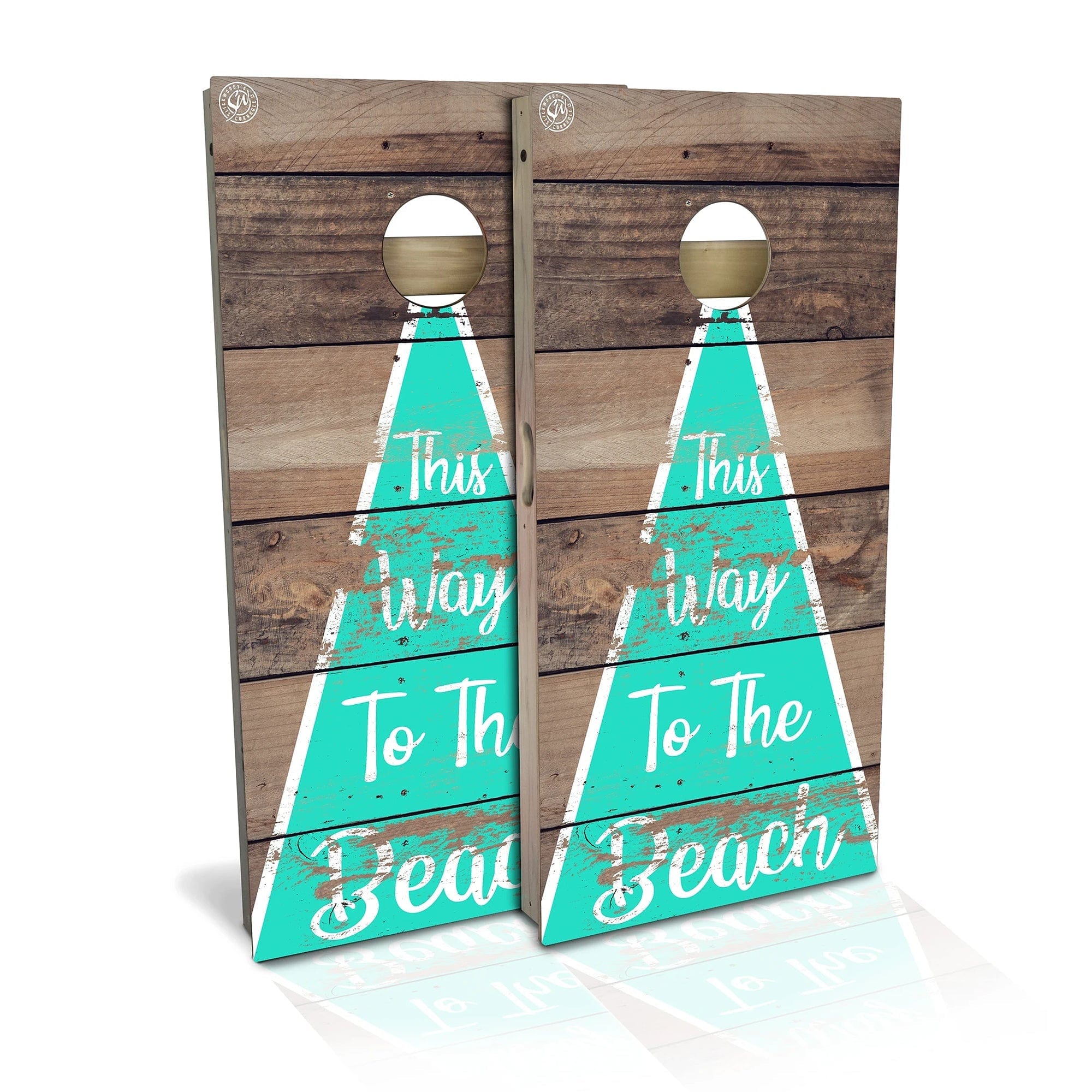 Beach Themed All-Weather Cornhole Boards