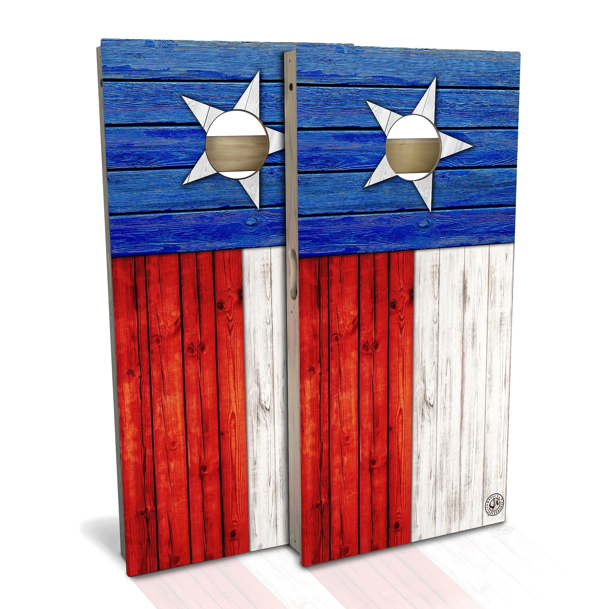 State & Nation Flag All-Weather Cornhole Boards