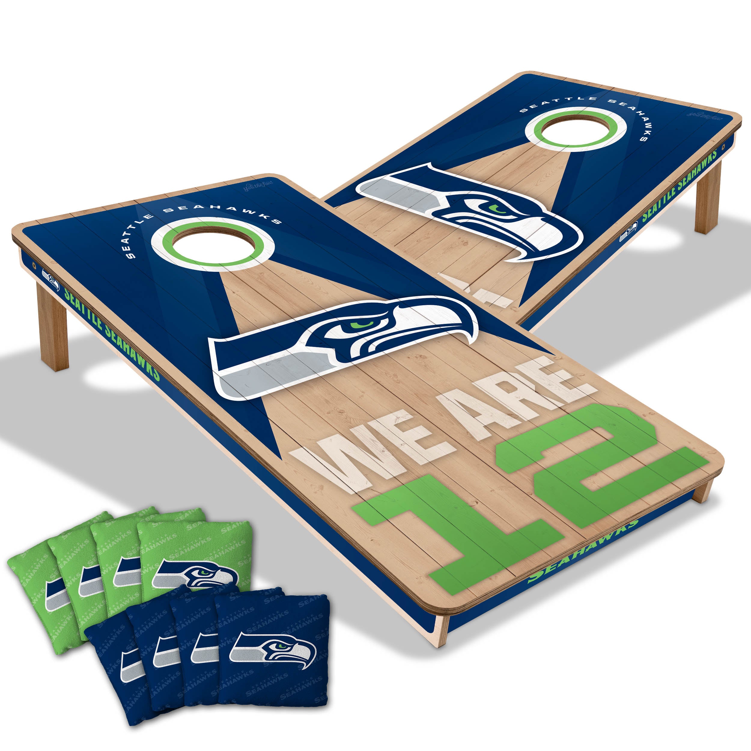 Seattle Seahawks NFL Cornhole Boards