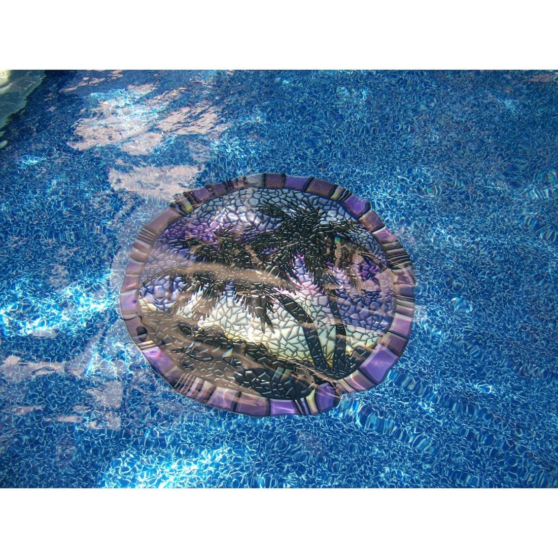 Monogrammed Pool Mat | Custom Decorative Pool Mat | Skip's Garage