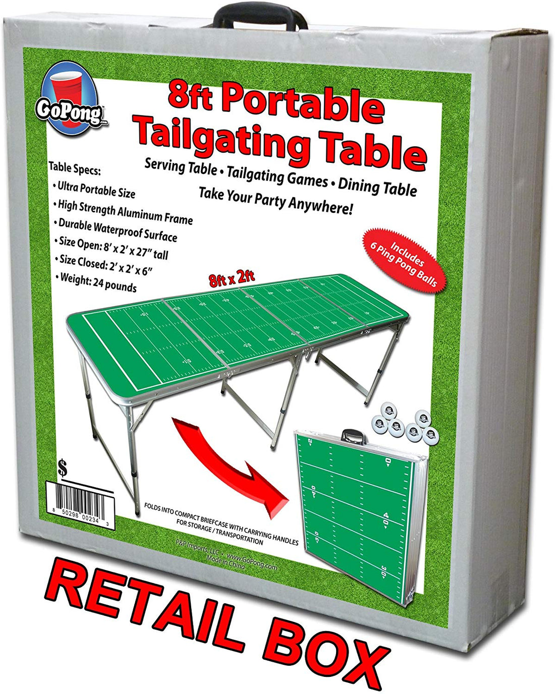 Football Beer Pong Table