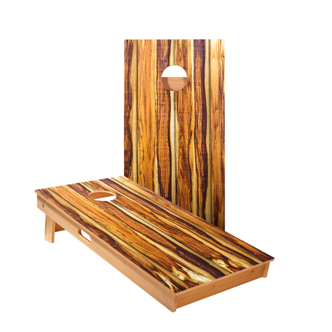 Burnt Wood Cornhole Boards - ACA Star Series – Skip's Garage