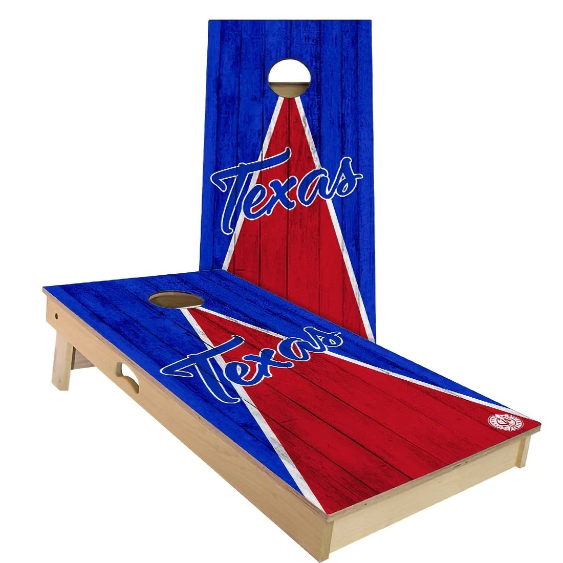 Texas Triangle Baseball All-Weather Cornhole Set