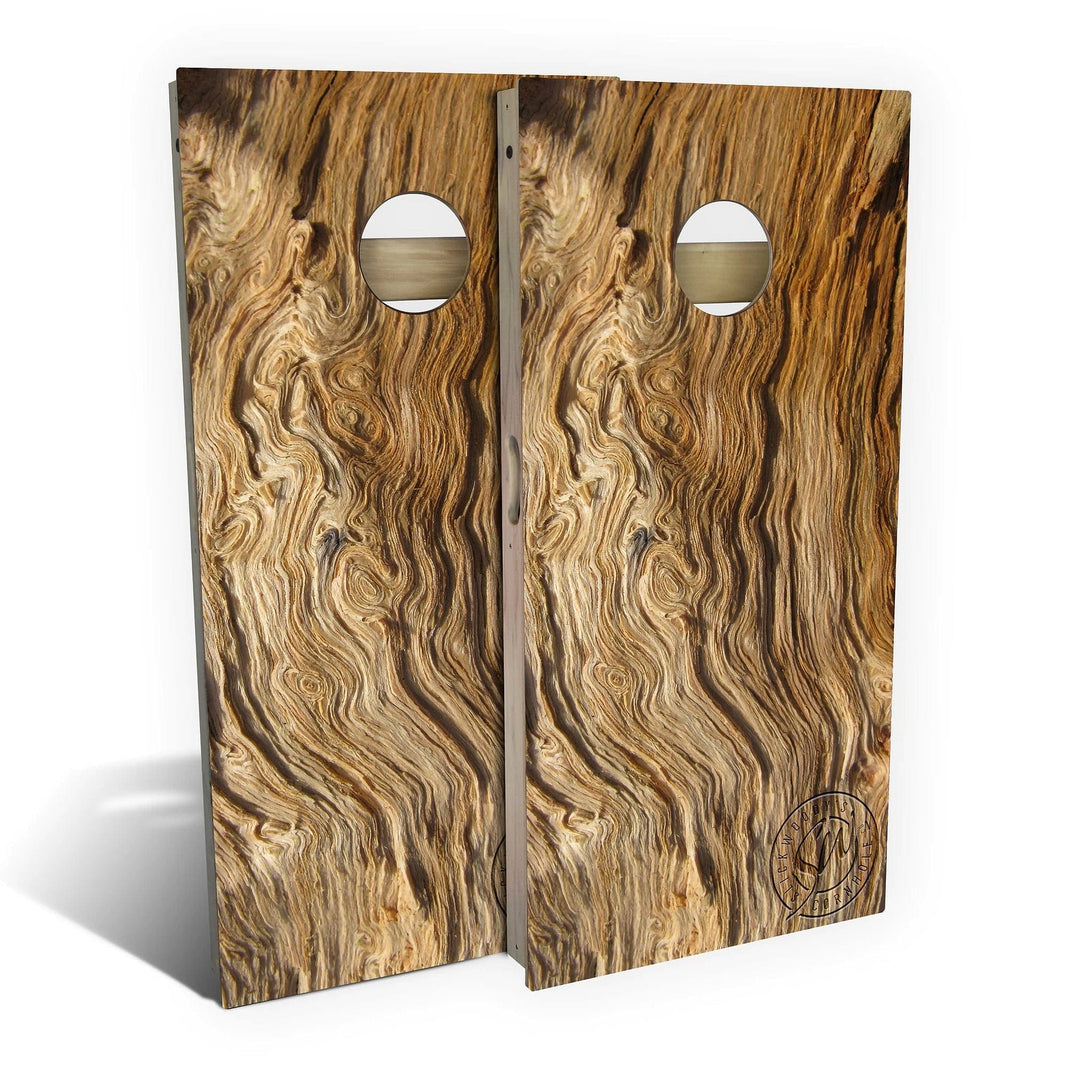 Woodgrain Cornhole Boards – Skip's Garage