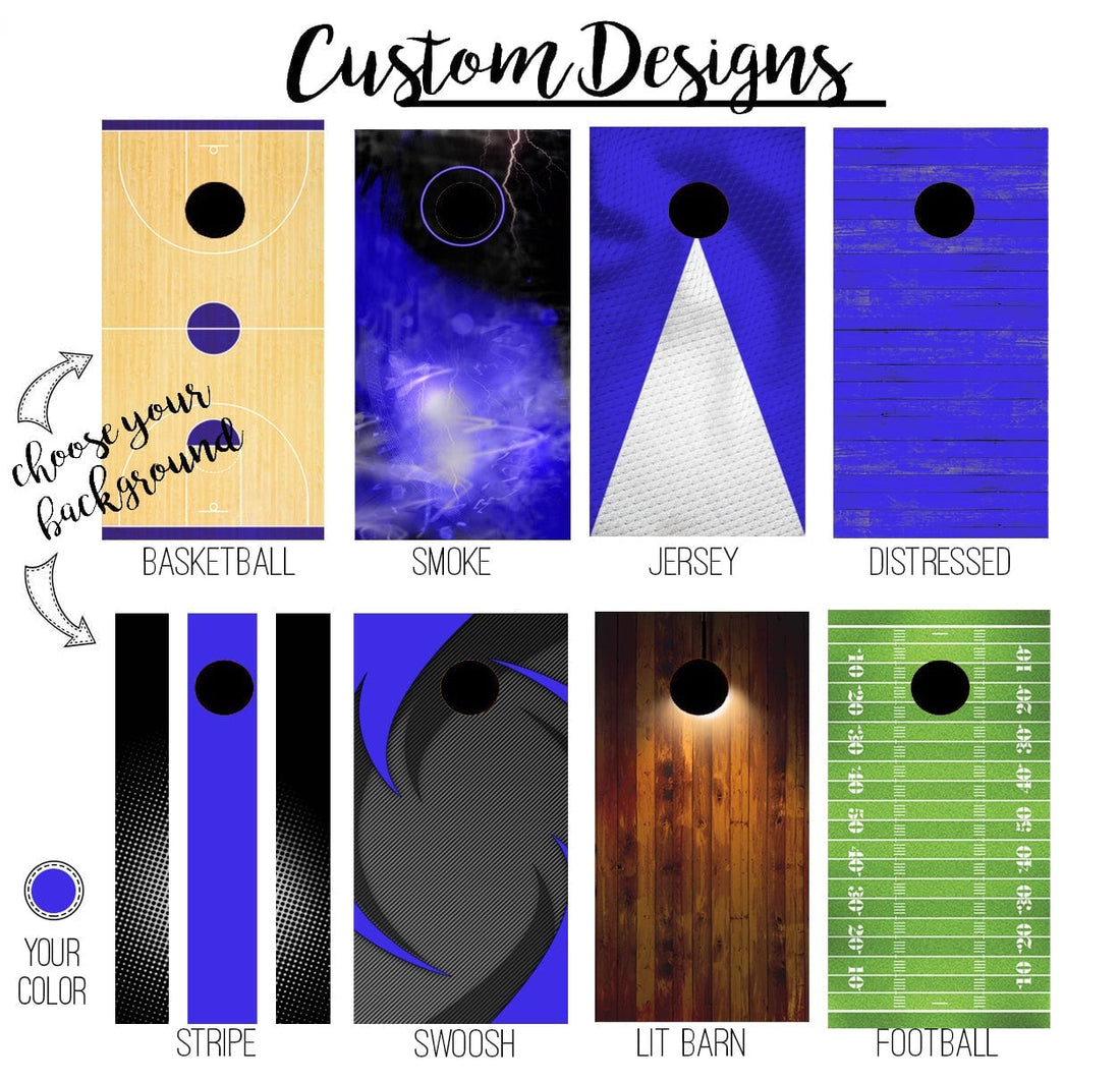 Custom Cornhole Board Designs - Create Your Own Personalized Boards